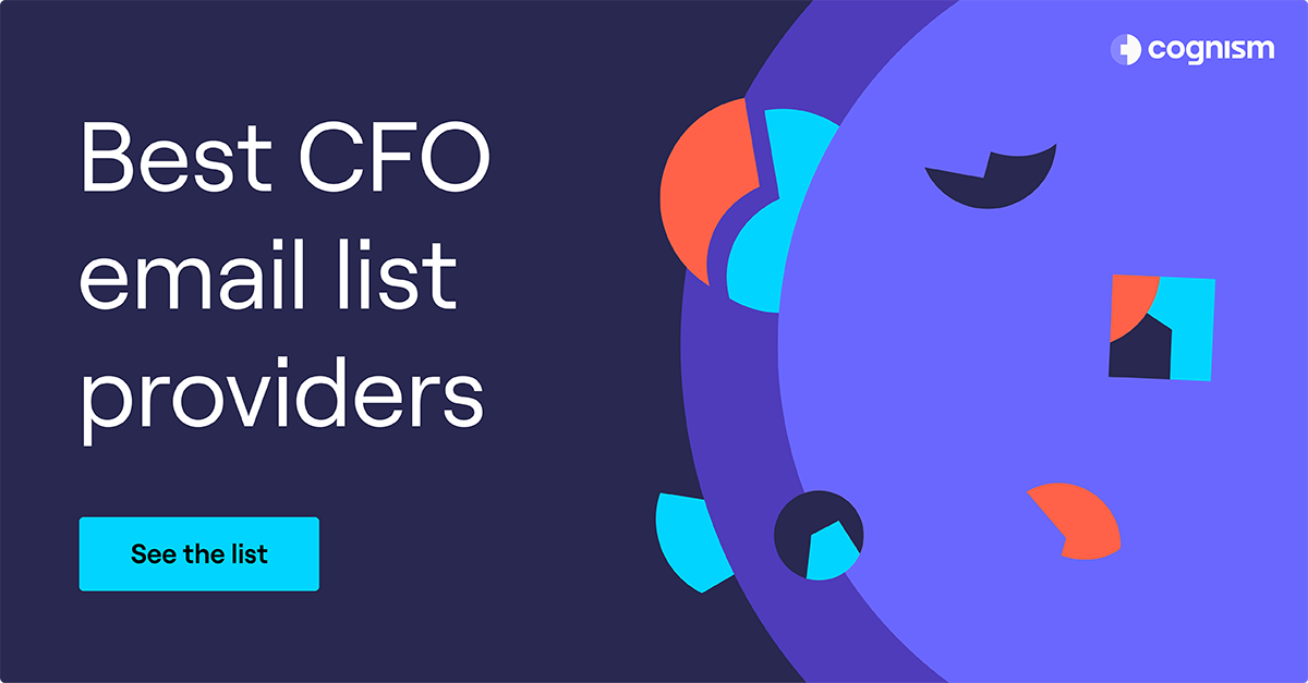 7 CFO Email List Providers in the US and Europe [2026]